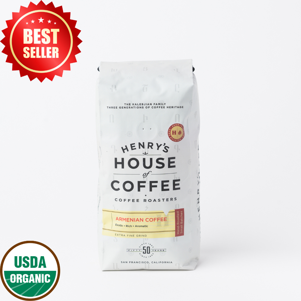 Armenian Coffee - Organic - Decaf / Extra Fine / 1lb - Henry’s House Of ...