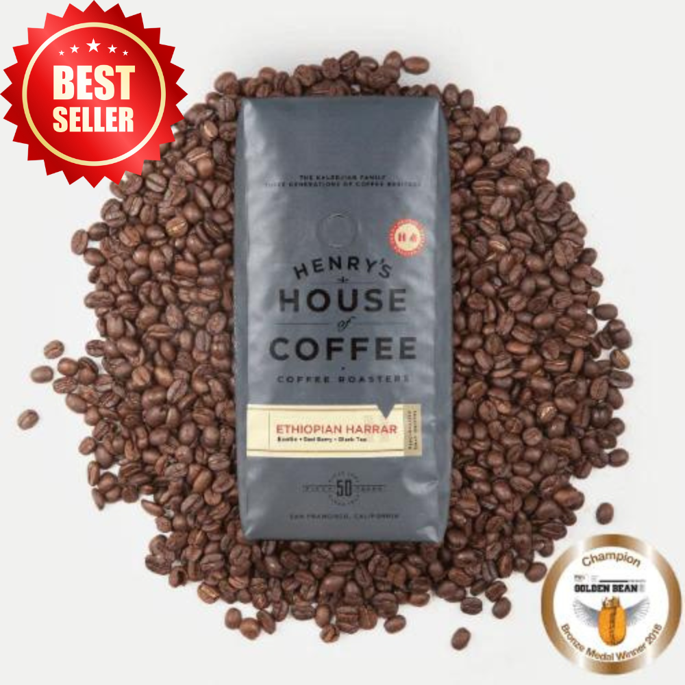 Ethiopian Harrar Coffee Beans - Beans / 1lb - Henry’s House Of Coffee
