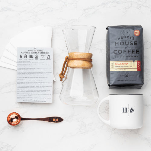 Coffee Starter Kit - Everything You Need - Bella Finca / 12oz / Black ...