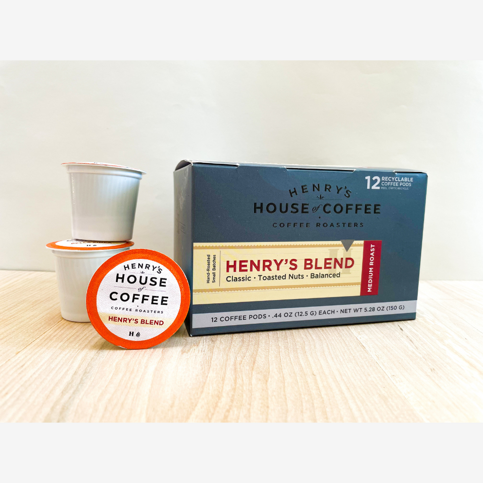 Premium Coffee Pods - Henry's House Of Coffee - Henry's Blend - Henry’s ...