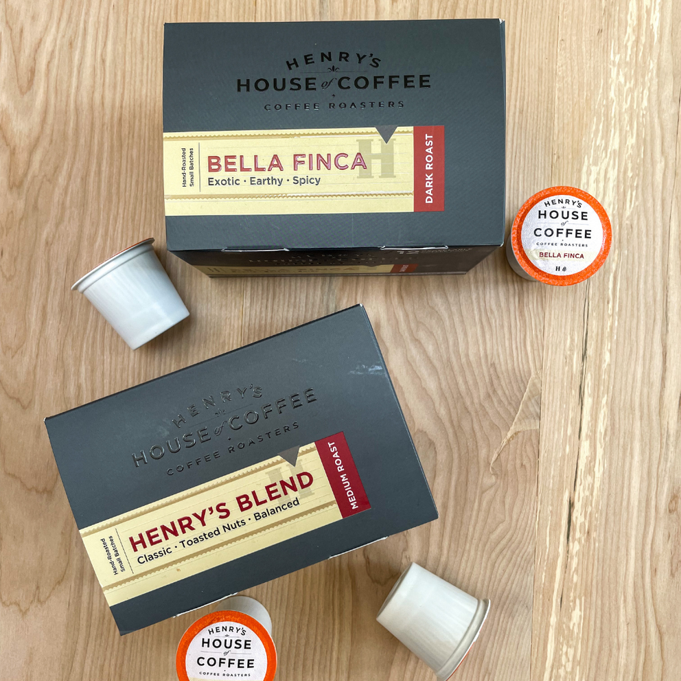 Premium Coffee Pods - Henry's House Of Coffee - Henry's Blend - Henry’s ...